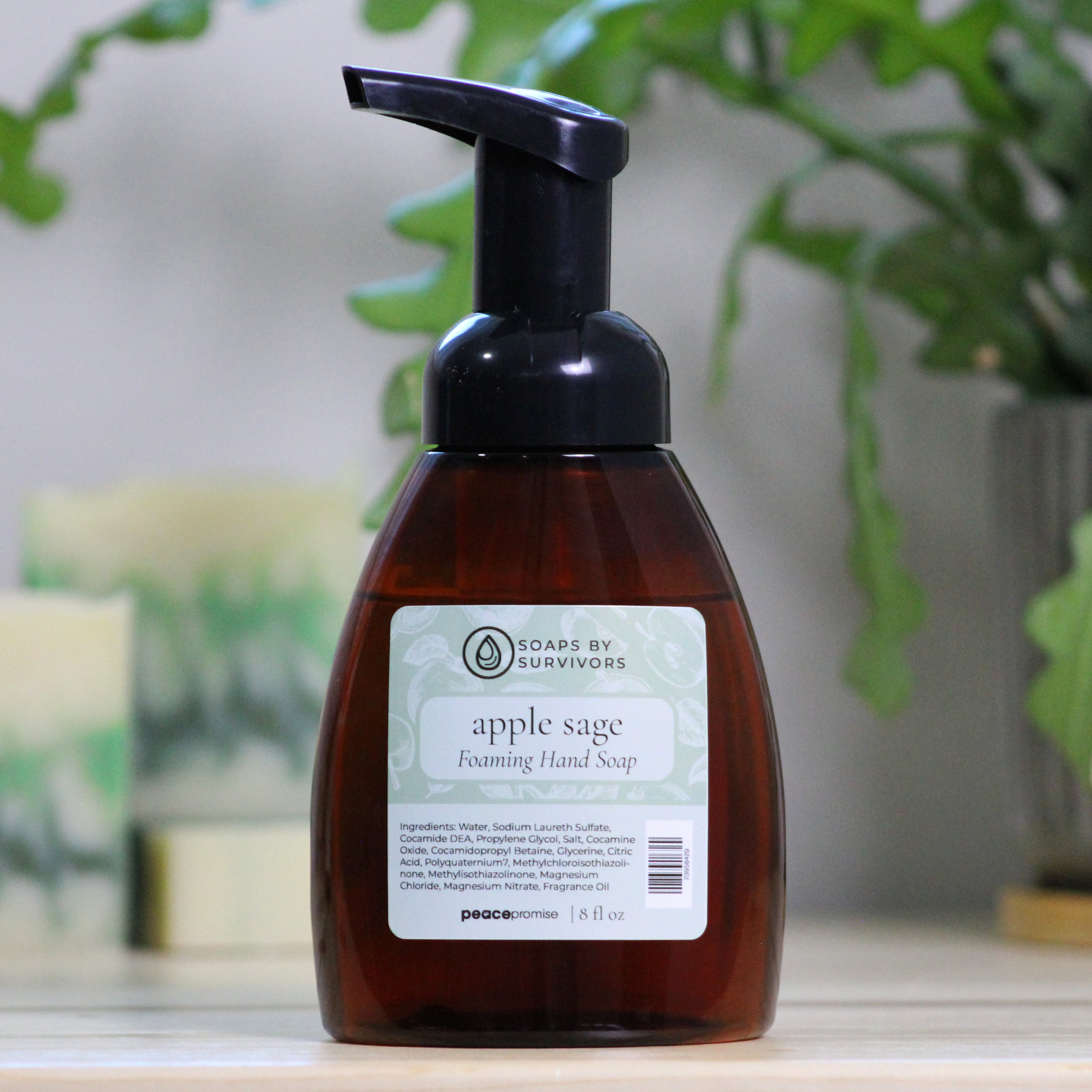 Apple Sage Foaming Hand Soap – Soaps by Survivors