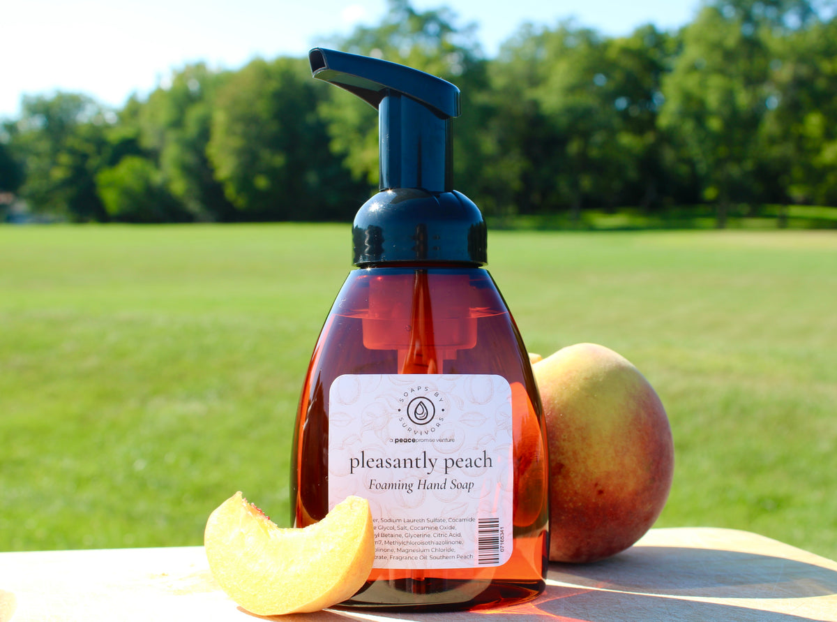 Pleasantly Peach Foaming Hand Soap – Soaps by Survivors